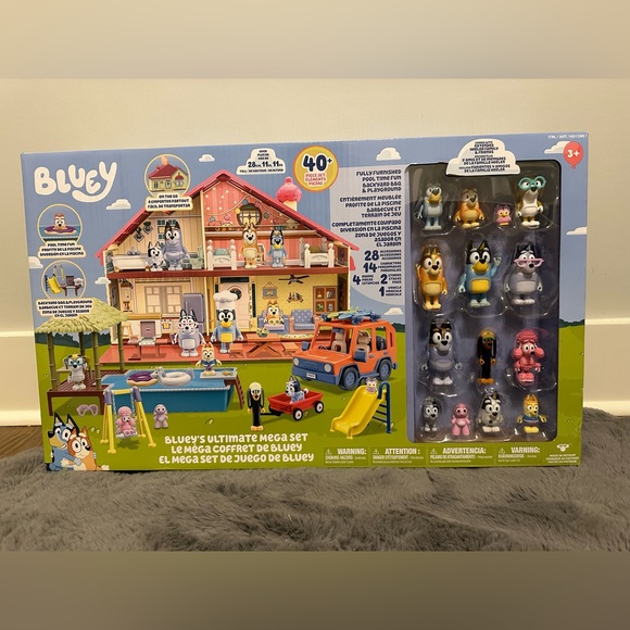 Bluey | Toys | 223 Bluey Ultimate Mega Set 40 Piece 4 Sets In One Brand ...